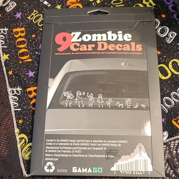 GamaGo | Other | Zombie Car Decals 9 Family Members Brand New | Poshmark